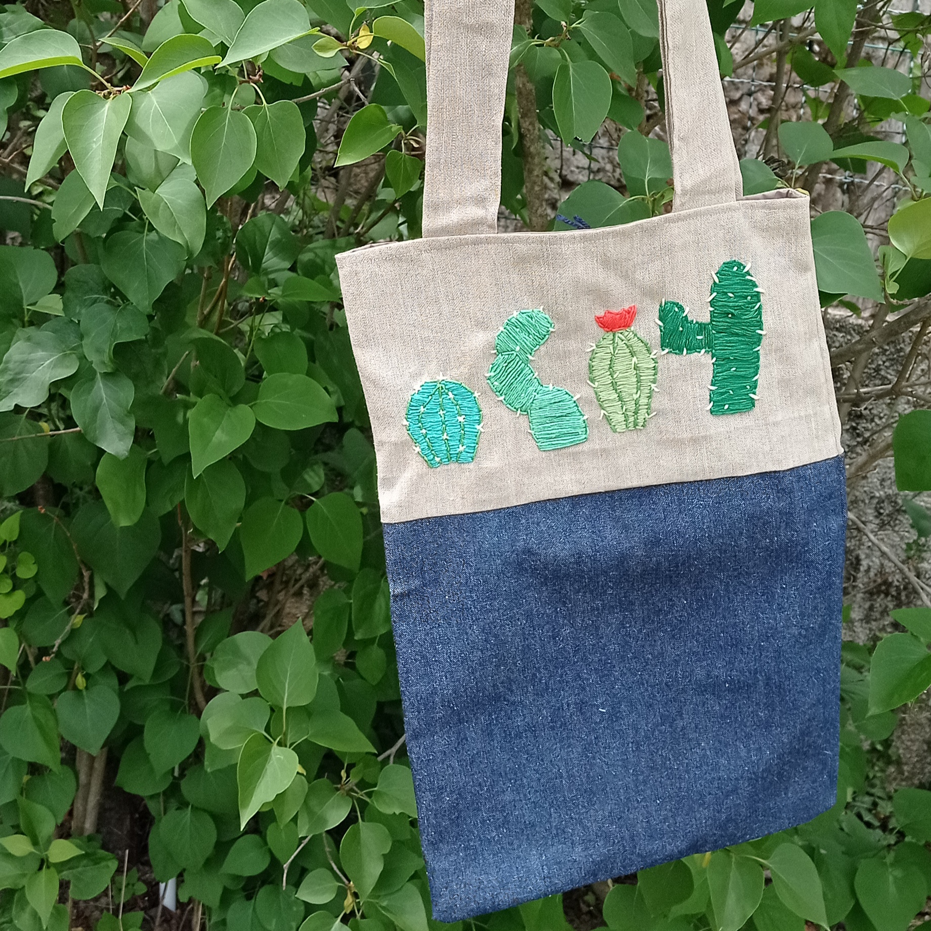 Sac Cactus - modèle unique | Mes Nouvelles Tenues